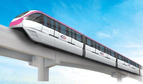 Pink and Yellow Monorail Lines Given 2020 Completion
