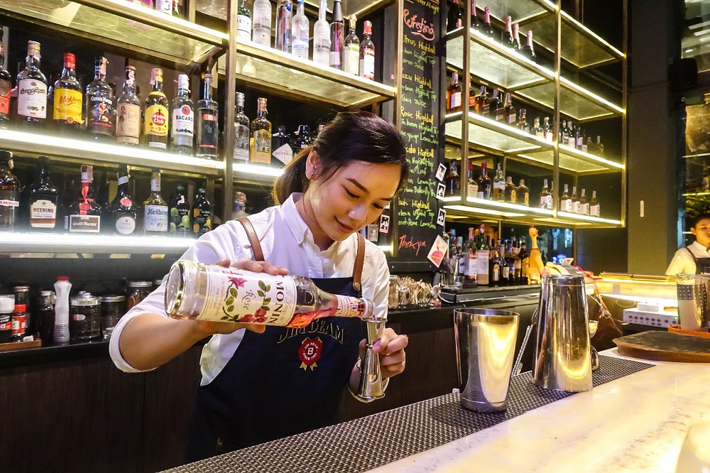 Women In Cocktail Bar
