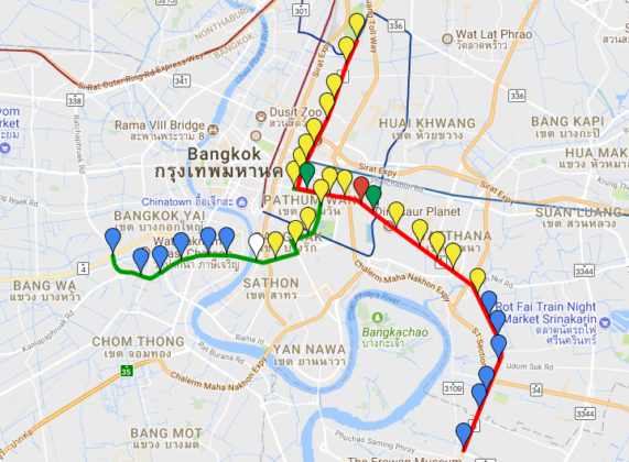 Here's a Map of Which BTS Stations Are Accessible