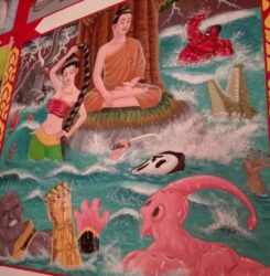 Avengers Villain in Buddha Mural Debated