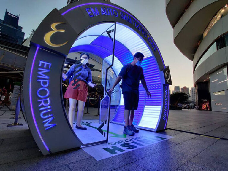 EmQuartier Admits Its ‘Coronavirus Sanitizing Gate’ is Not Certified