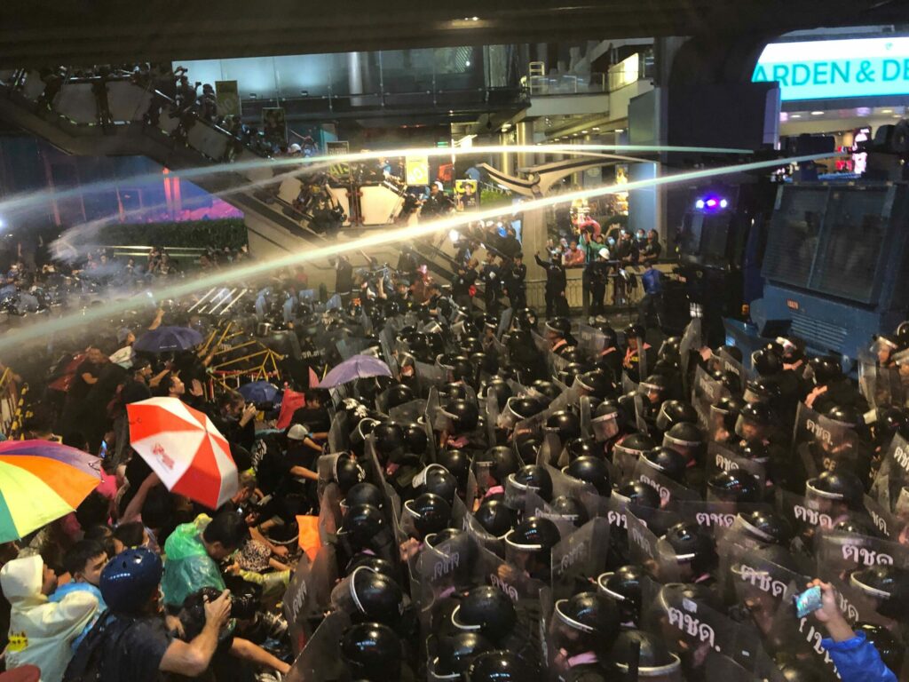 Siam Showdown: Police Attack Pro-Democracy Protesters