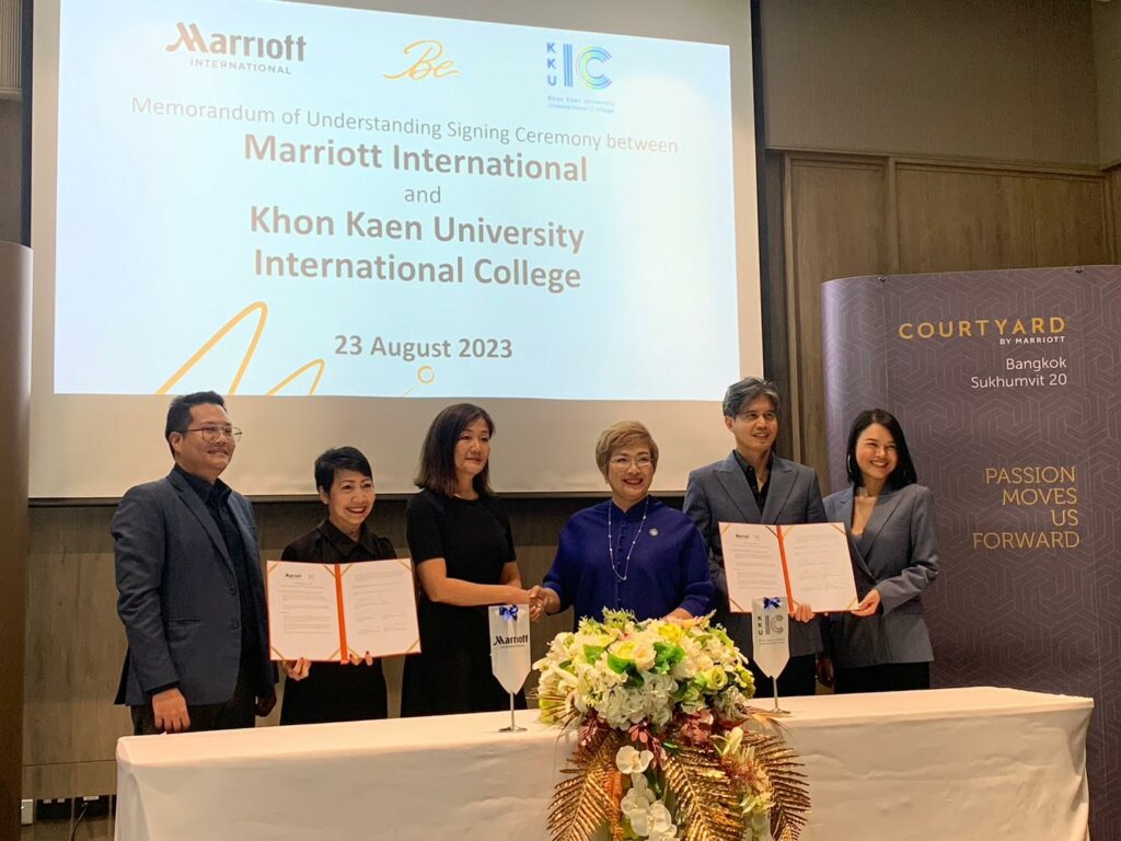 Marriott Signs MOU With KKUIC To Empower the Next Generation in ...