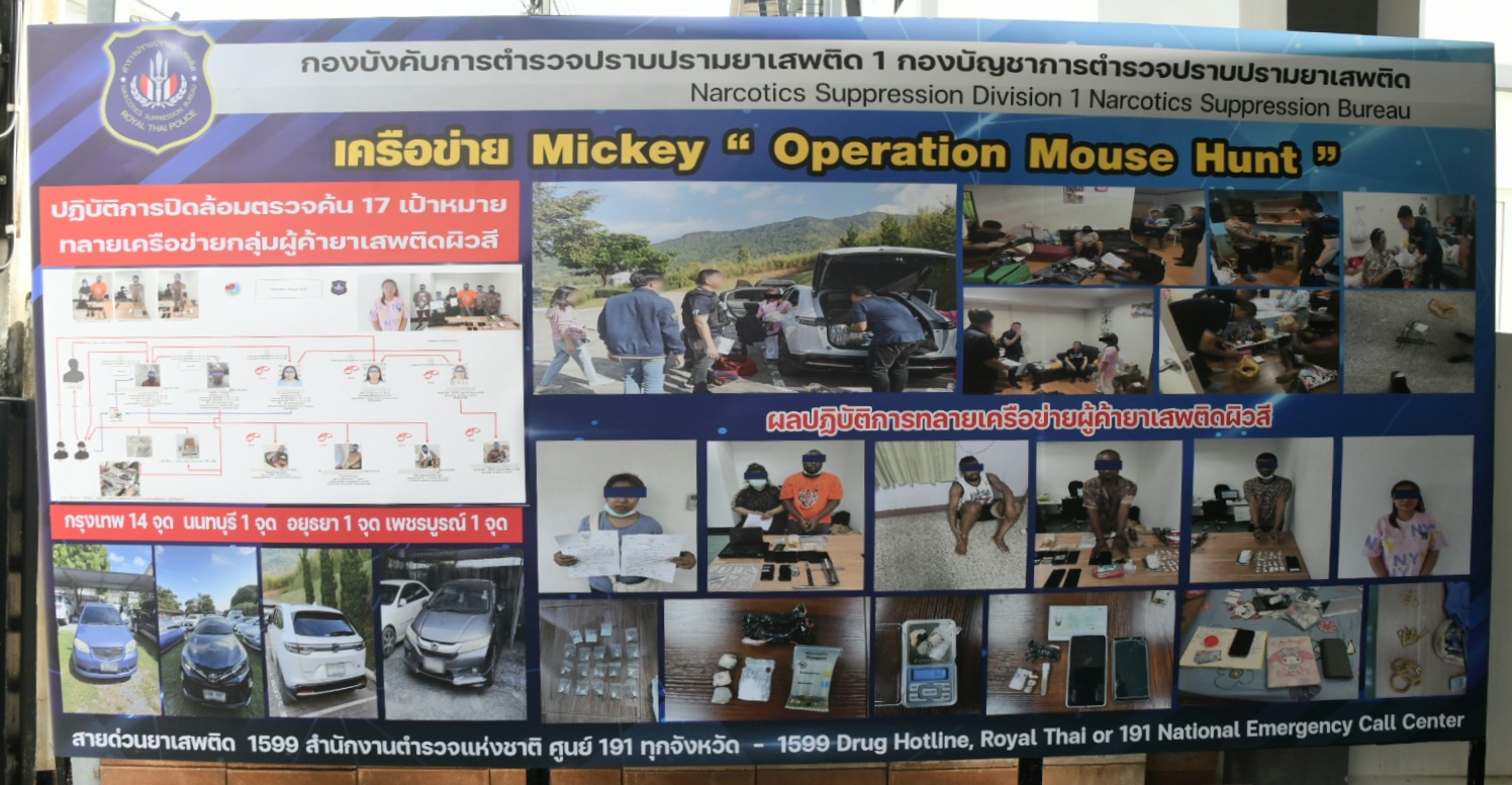 Operation “Mouse Hunt” Arrests Multinational Drug Traffickers