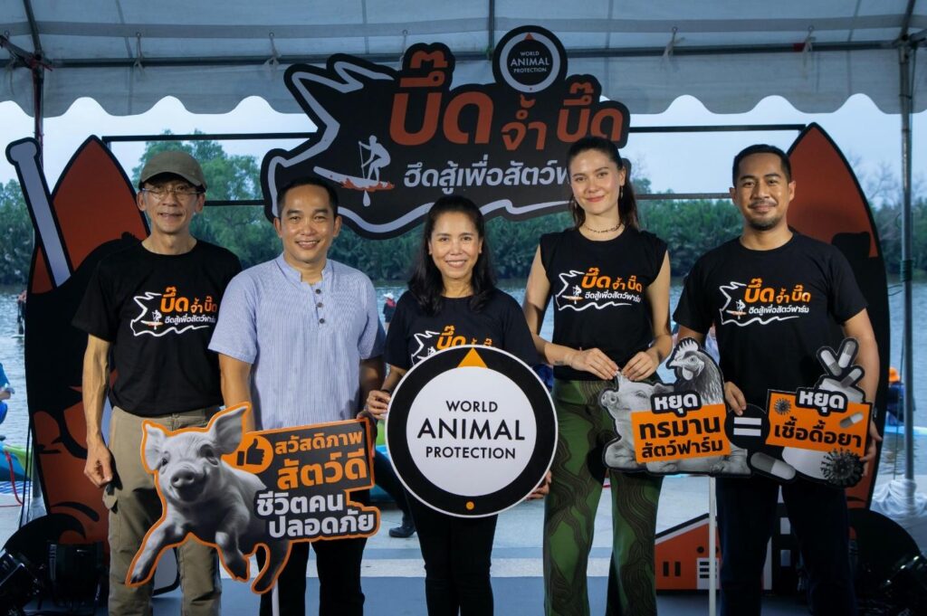 World Animal Protection Thailand Launches "Rowing for Farm Animals"