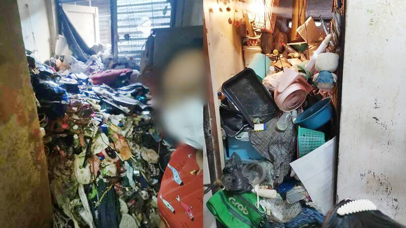 Bangkok Landlord Shocked by Huge Pile of Trash in Rent Room