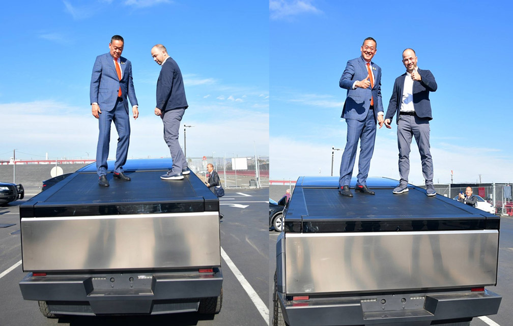 Srettha Talks To U.S. Companies, Including Tesla, Which Aims To Build ...