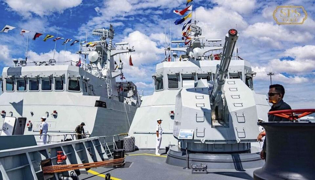 Chinese Navy Ships Are First to Dock at New Pier at Cambodian Naval ...