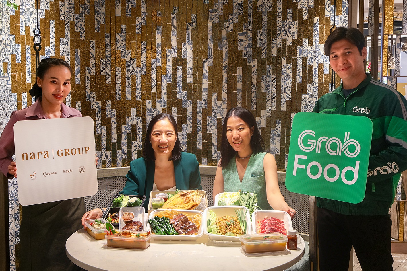 Nara Group Expands Food Delivery with Grab; Aims for 23% Growth