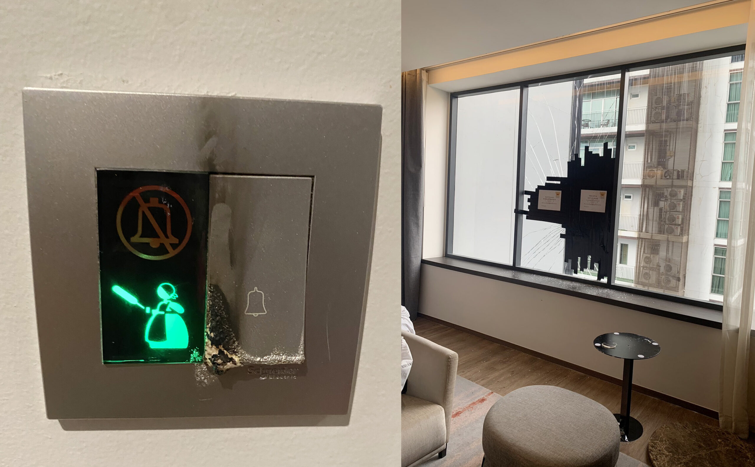 A Chinese Visitor Drunkenly Vandalizes Bangkok Hotel Room