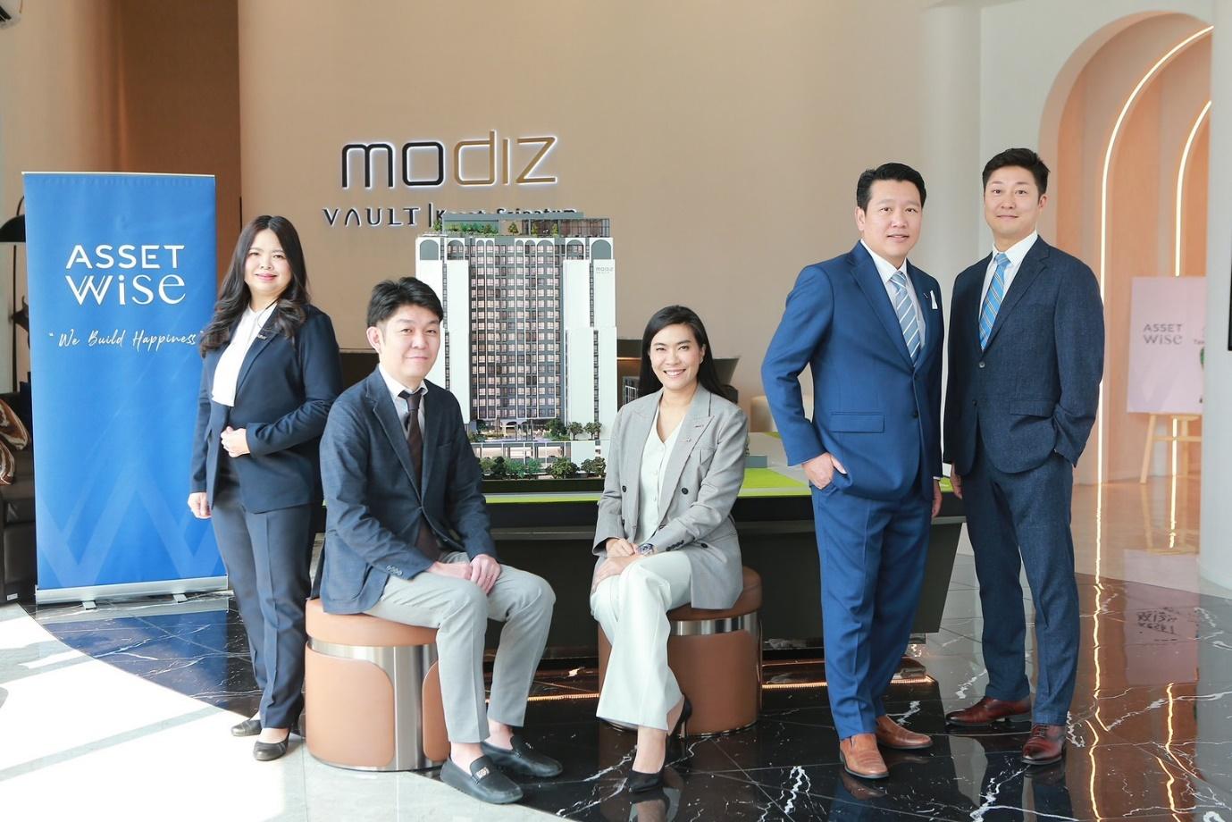 AssetWise and Takara Leben to Invest 2.2 Billion Baht in Modiz Vault Kaset-Sripatum