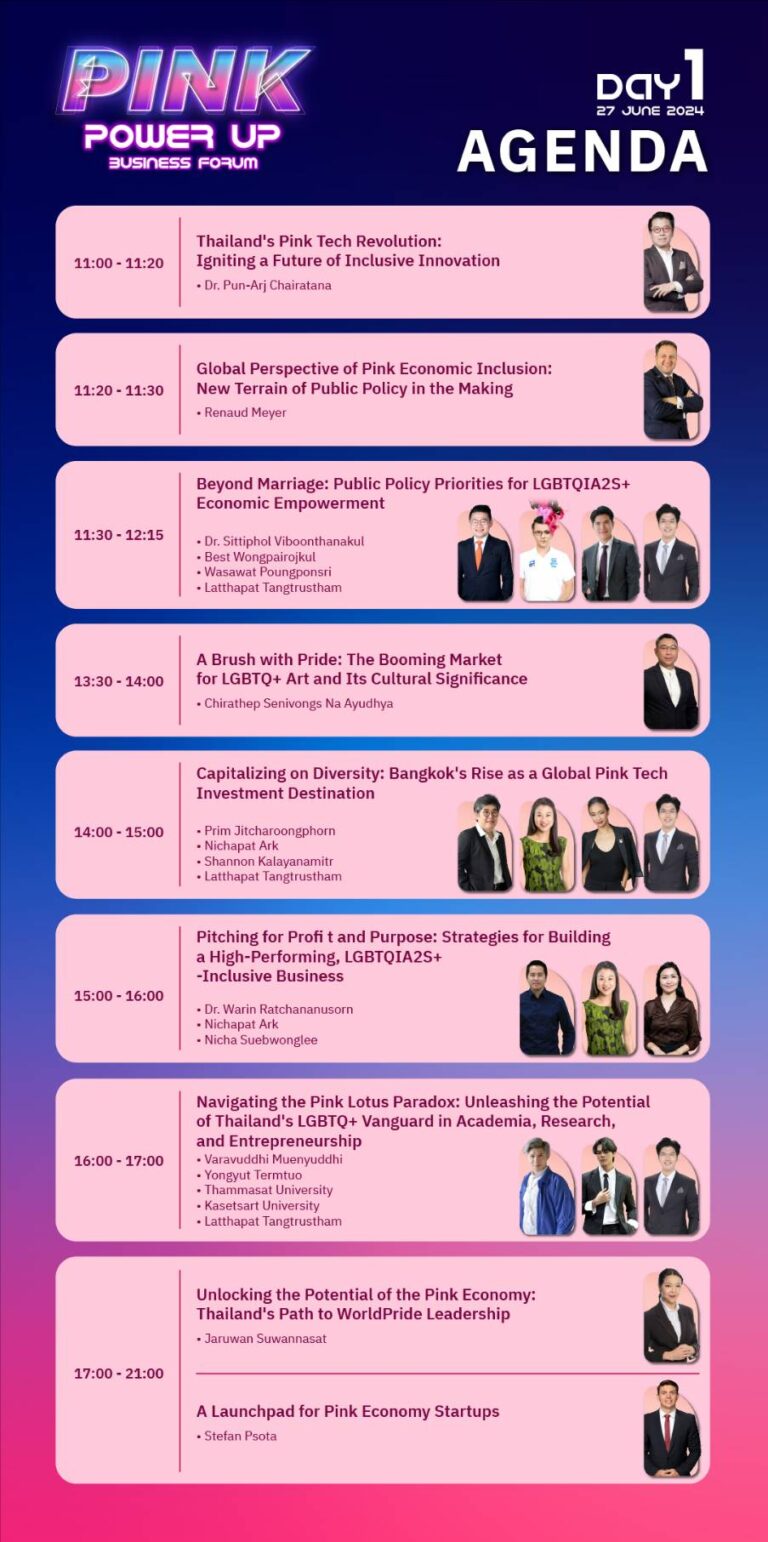 Pink Power Up Business Forum: Igniting Thailand's Pink Economy Revolution