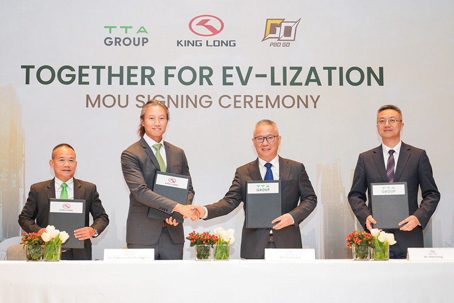 Together For EV-lization': TTA and King Long Target Thai EV Market