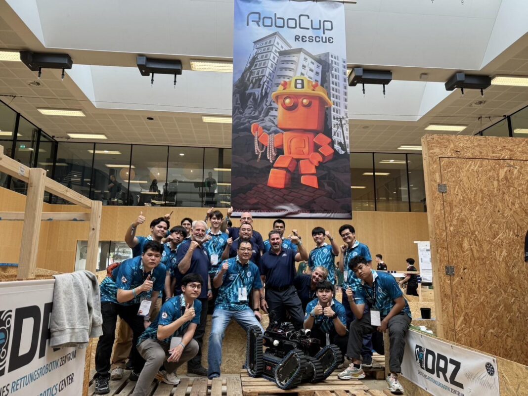 KMUTNB's iRAP Robot Team Wins the World Robocup Rescue 2024