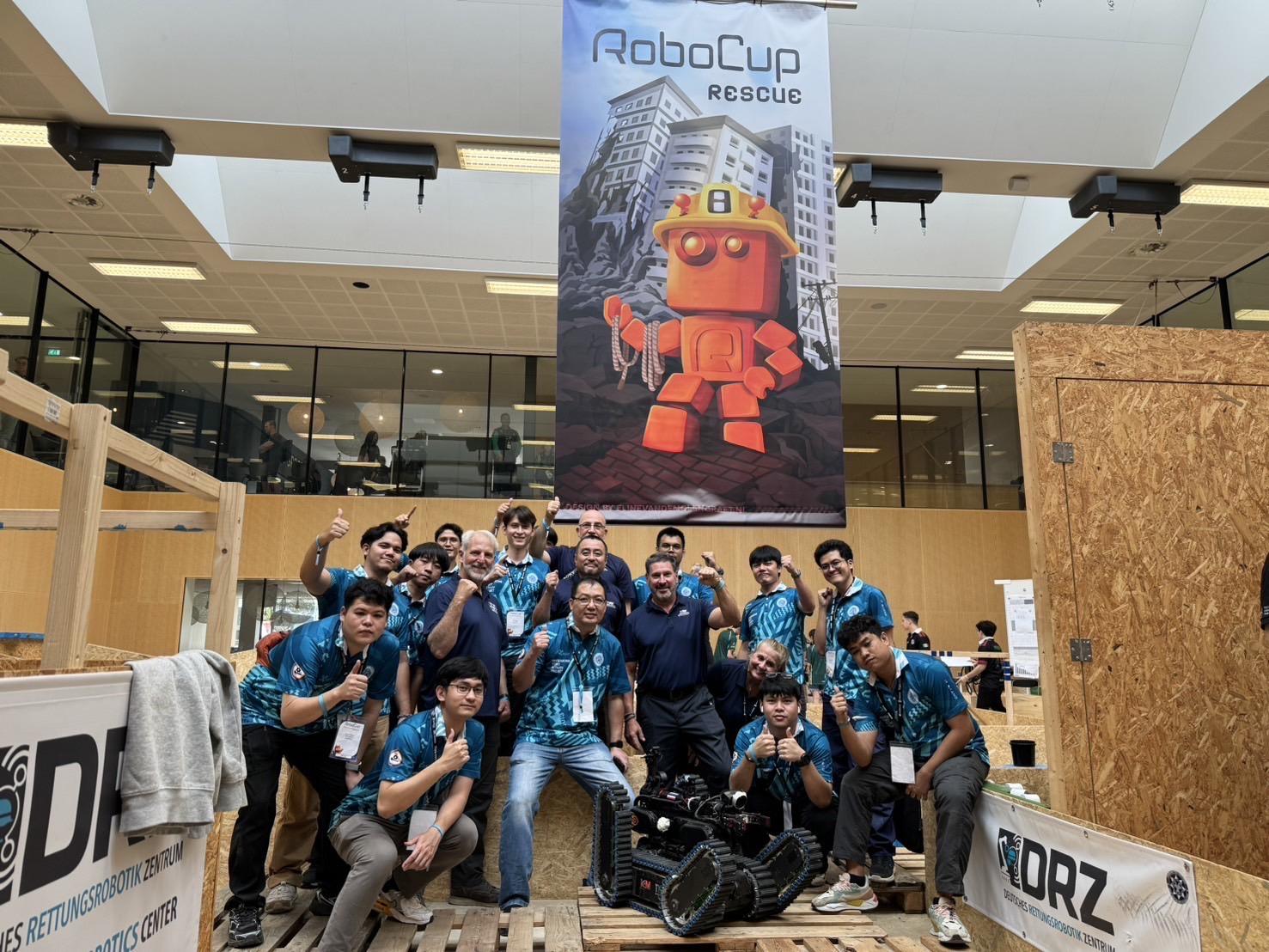 KMUTNB's iRAP Robot Team Wins the World Robocup Rescue 2024