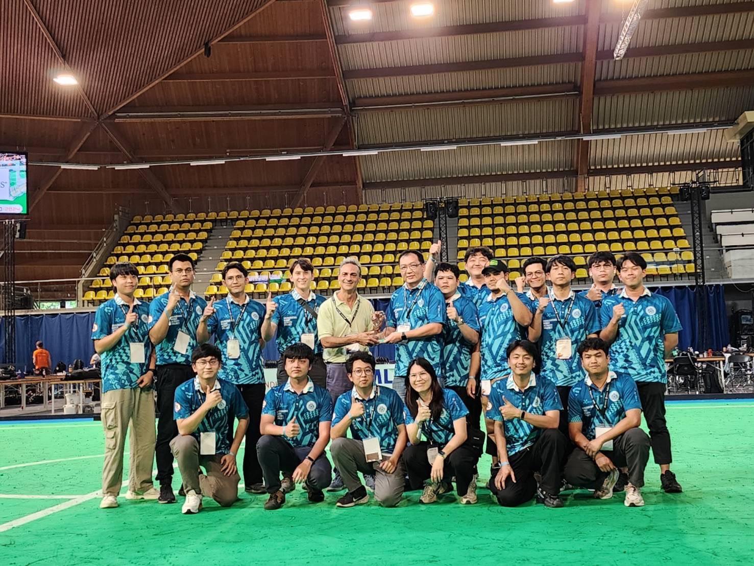KMUTNB's iRAP Robot Team Wins the World Robocup Rescue 2024