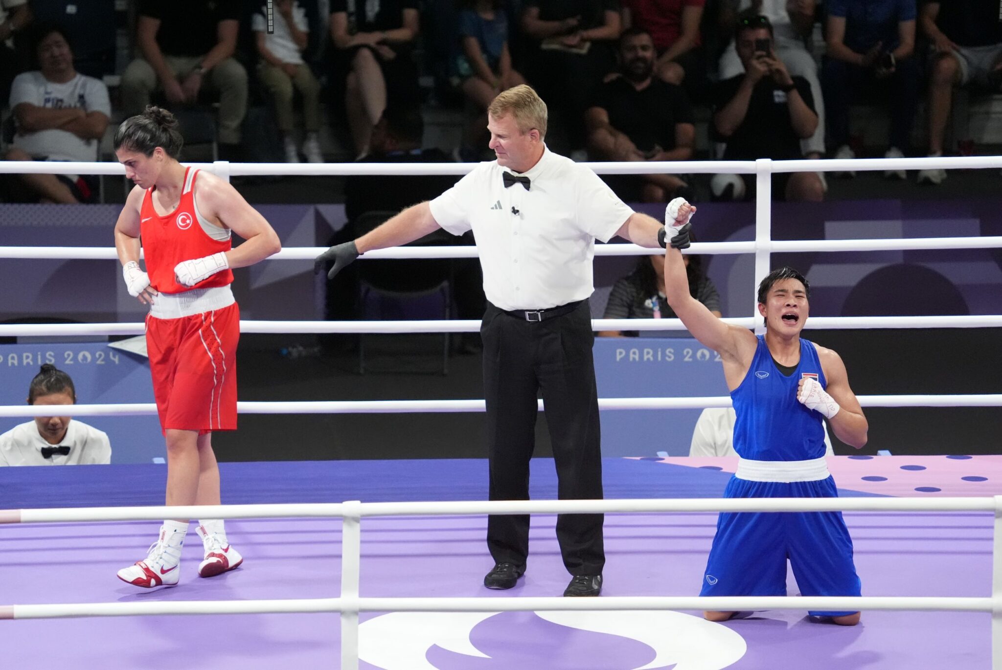 Thai Boxer Janjaem Guarantees Bronze, Prepares for Challenging Imane Khelif