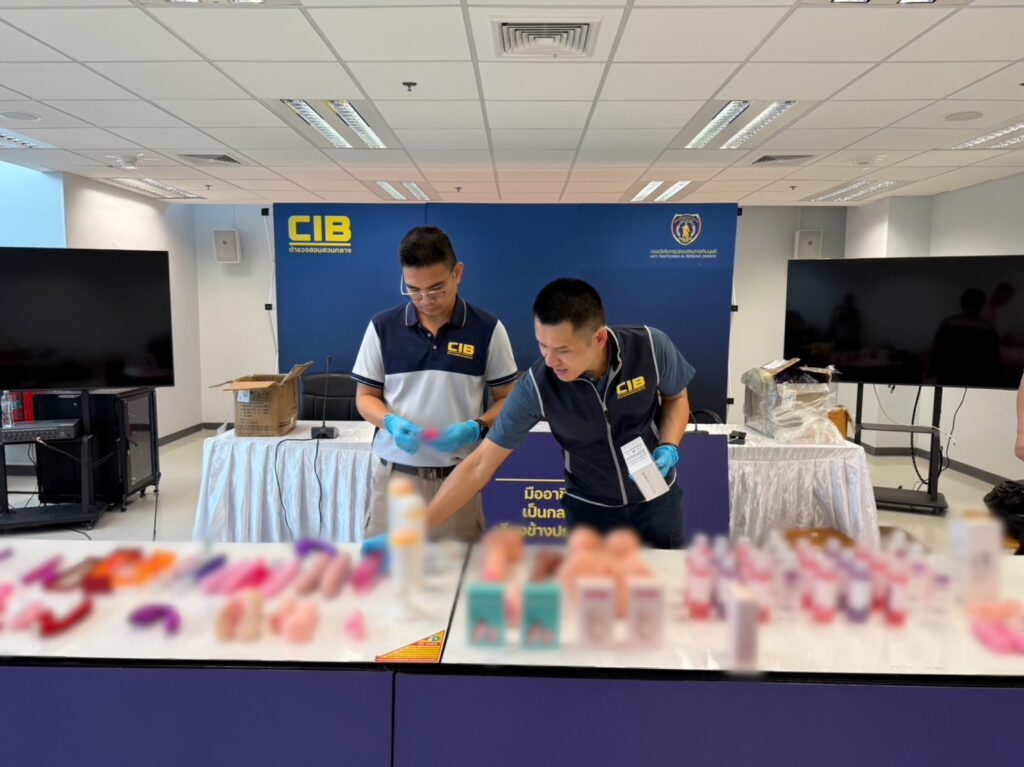 2 Laotians, 7 Thais Arrested for Illegal Sex Toy Trade Worth Millions