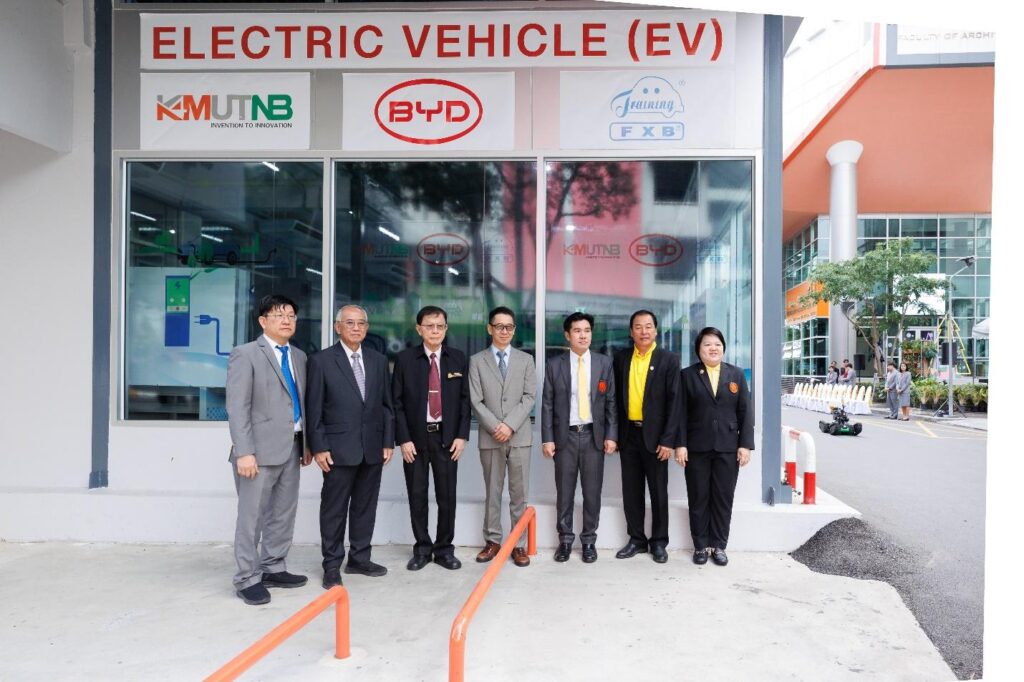 KMUTNB Launches EV Engineering Excellence Center at Industrial ...