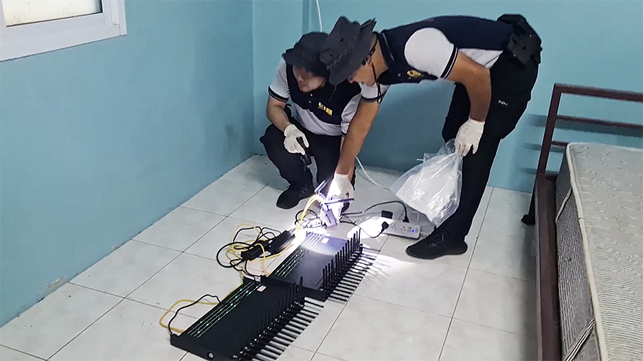 More Call Center Scam Equipment Seized at Malaysia-Thailand Border