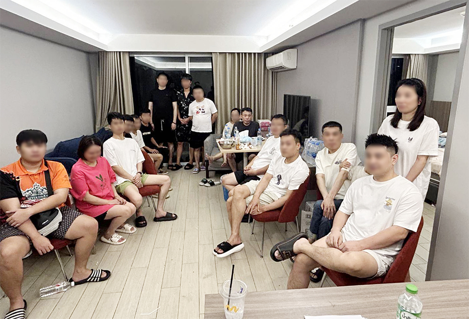 Bangkok Police Shut Down Illegal Gambling Hub in 10 Hotel Rooms