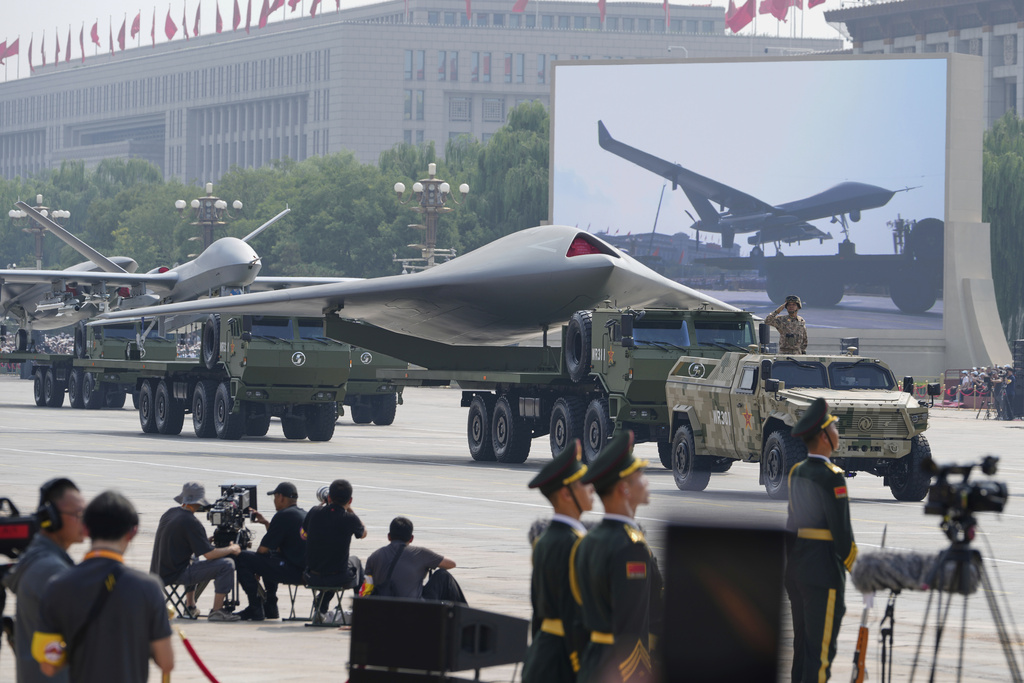 China Displays Its Weaponry in a Tightly Controlled Military Parade