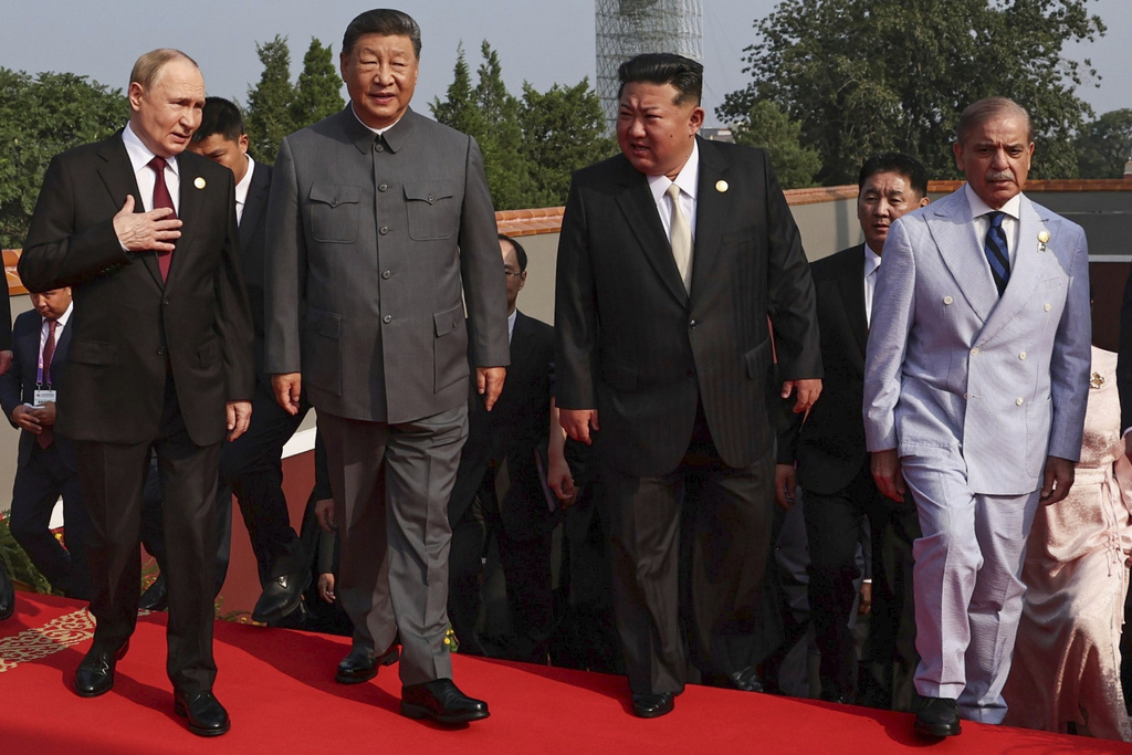 China Displays Its Weaponry in a Tightly Controlled Military Parade