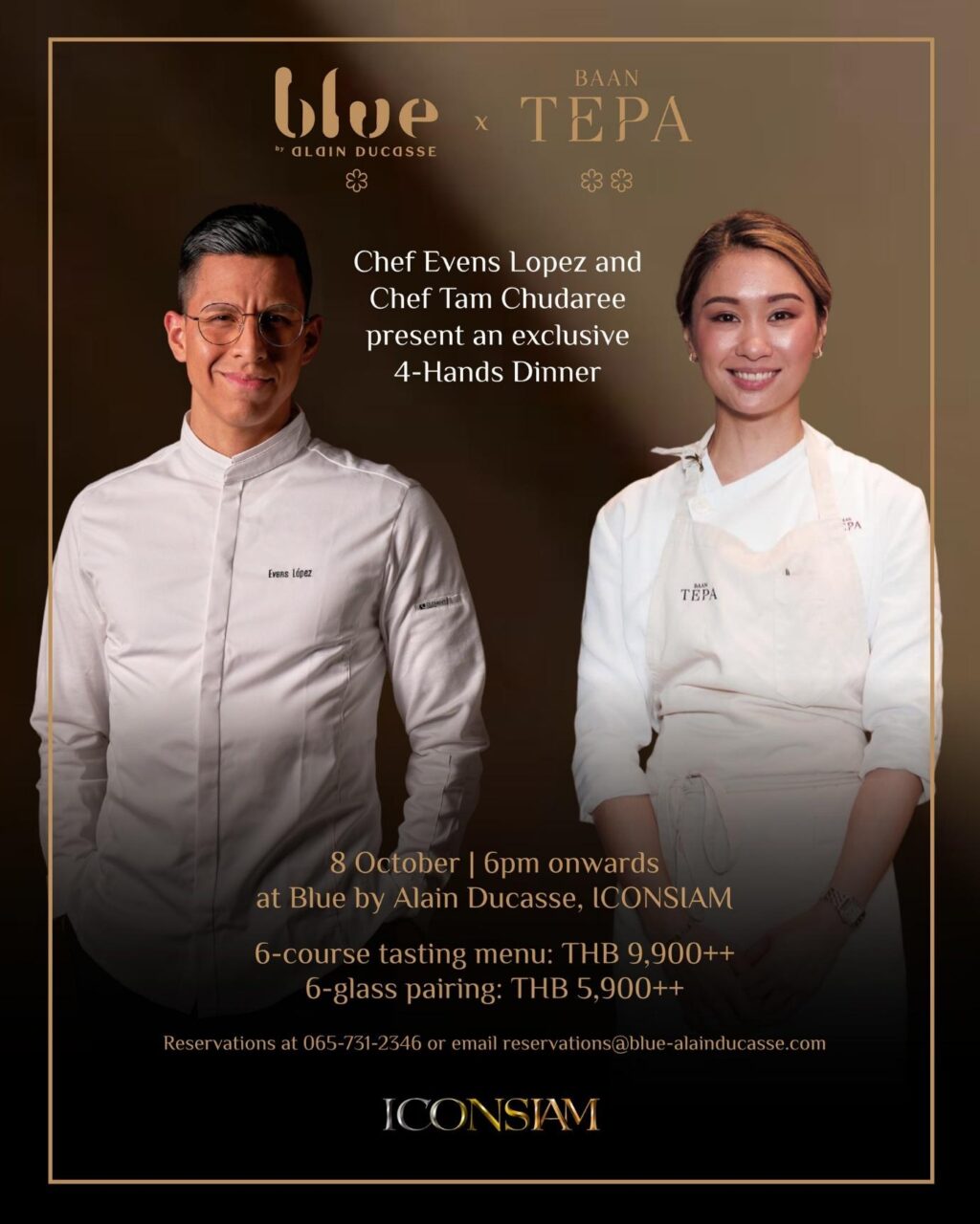 Blue by Alain Ducasse x Baan Tepa: A Michelin 4-Hands Dinner