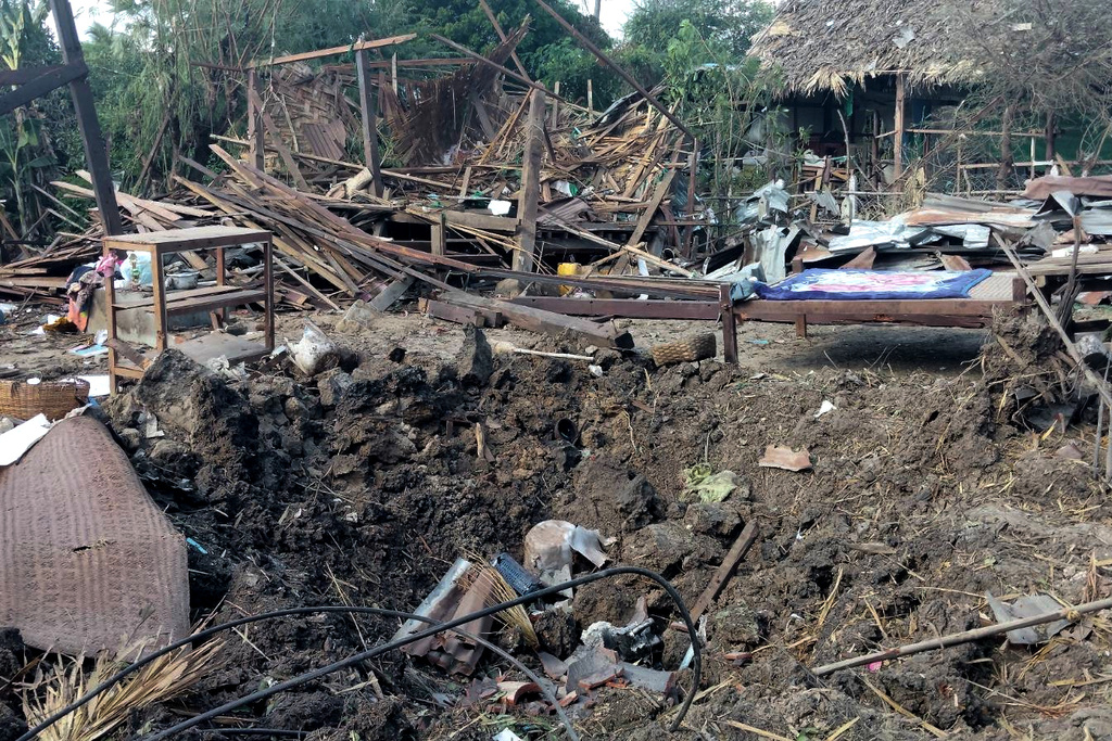 Myanmar Military Air Strike on a Tea Shop Kills 18 Watching a Football ...