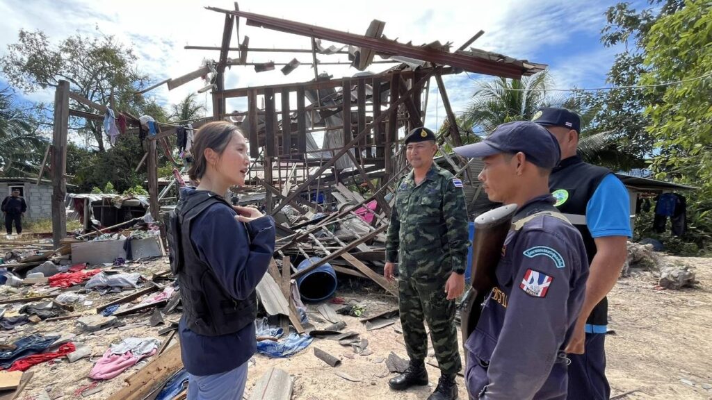 Chinese Media Visit Sisaket Communities to Assess Damage from Cambodian ...