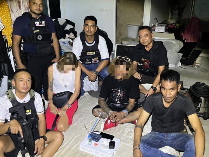 Norwegian Woman, Thai Man Nabbed in Phuket Villa Drug Raid
