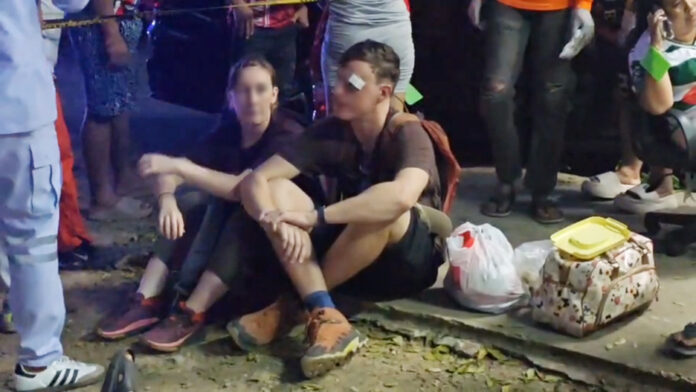 Locomotive Crashes into Tourist Train at Kanchanaburi Station