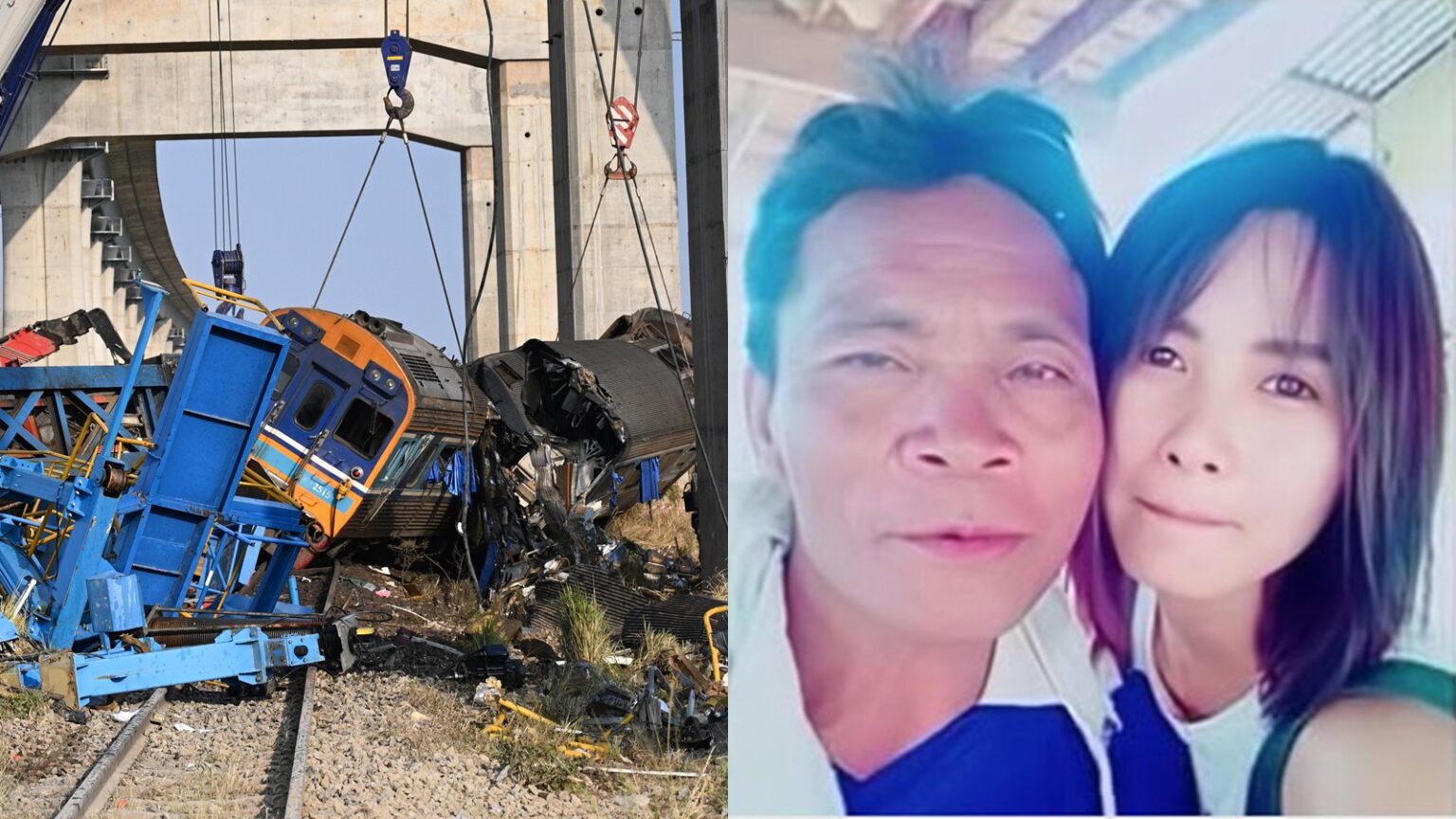 Daughter heading to father’s funeral killed in Korat train tragedy