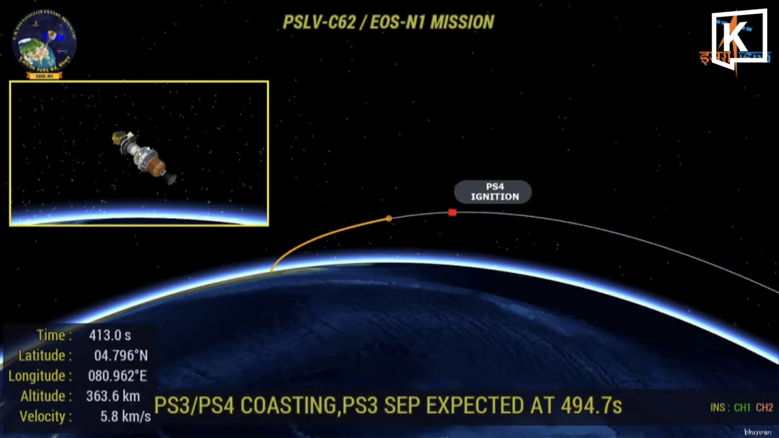 Thailand Says Failed Theos-2A to Fall Into Indian Ocean