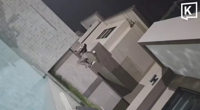 Pool villa suspect screamed on the floor before fleeing
