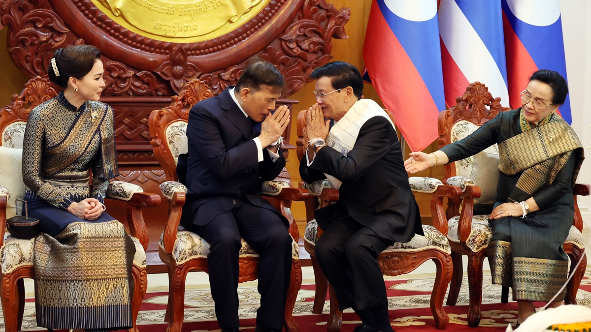 King says Laos visit feels ‘like coming home’ on historic trip