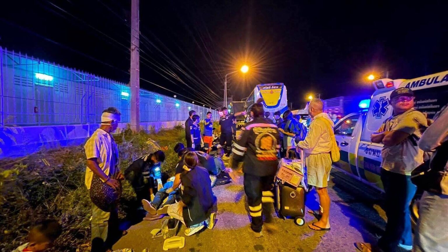 15 injured as double-decker coach slams into parked lorry