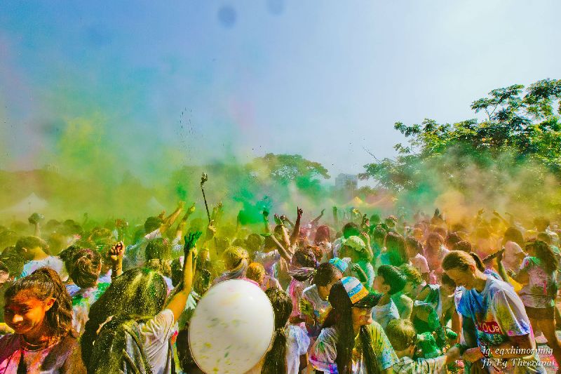Charity Run to Color Lumpini Park